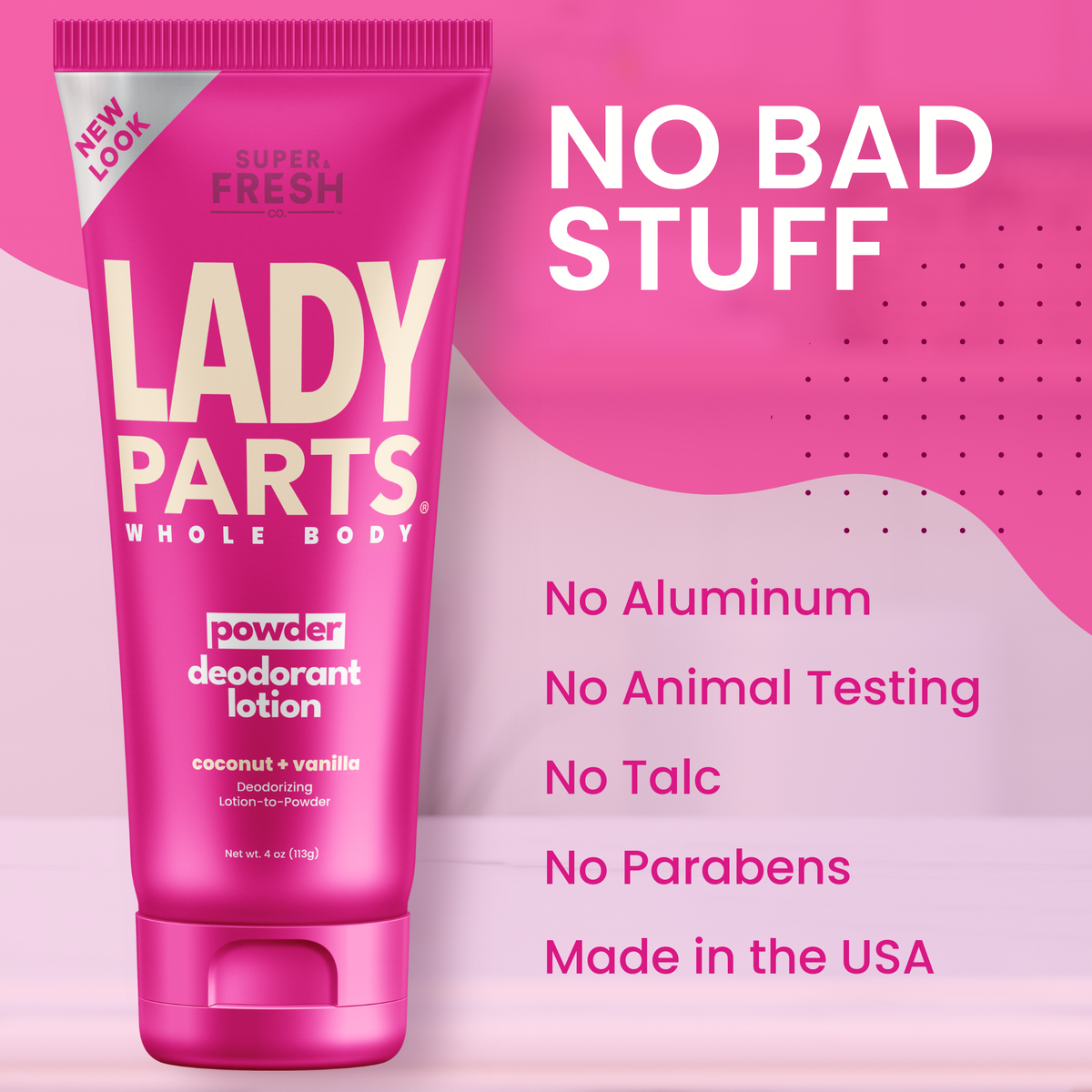 Super Fresh Lady Parts Deodorant: Whole Body Deodorants