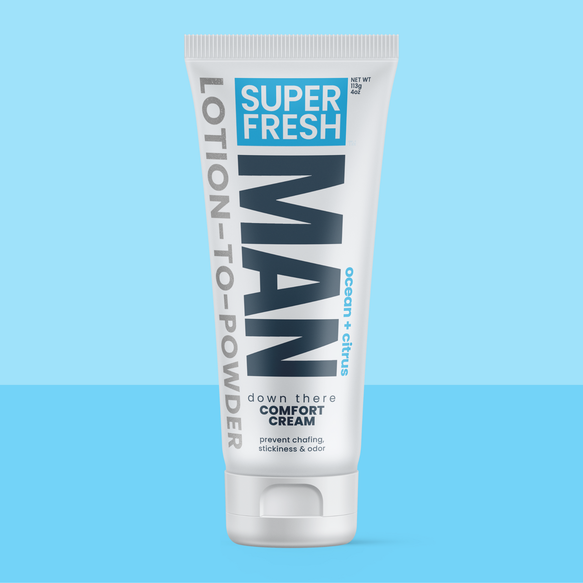 Super Fresh Man - Ball Deodorant & Comfort Cream - Powder Protection